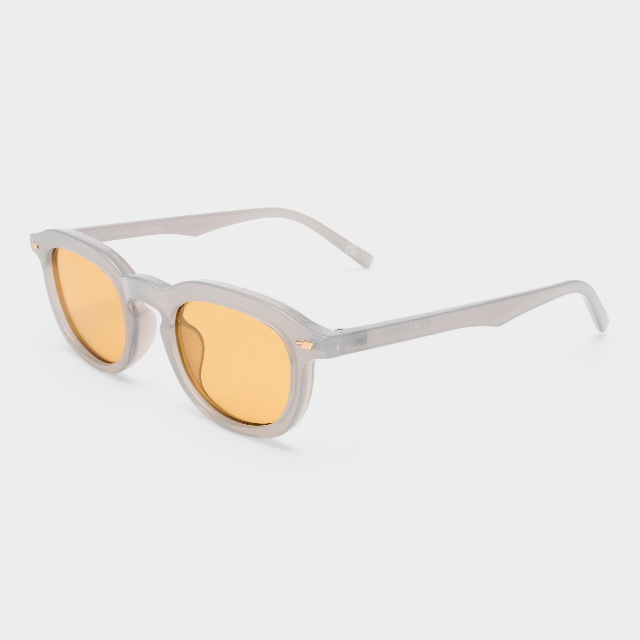 Heart Throb Mist Uni-Sex Round Sunglasses | Le Specs