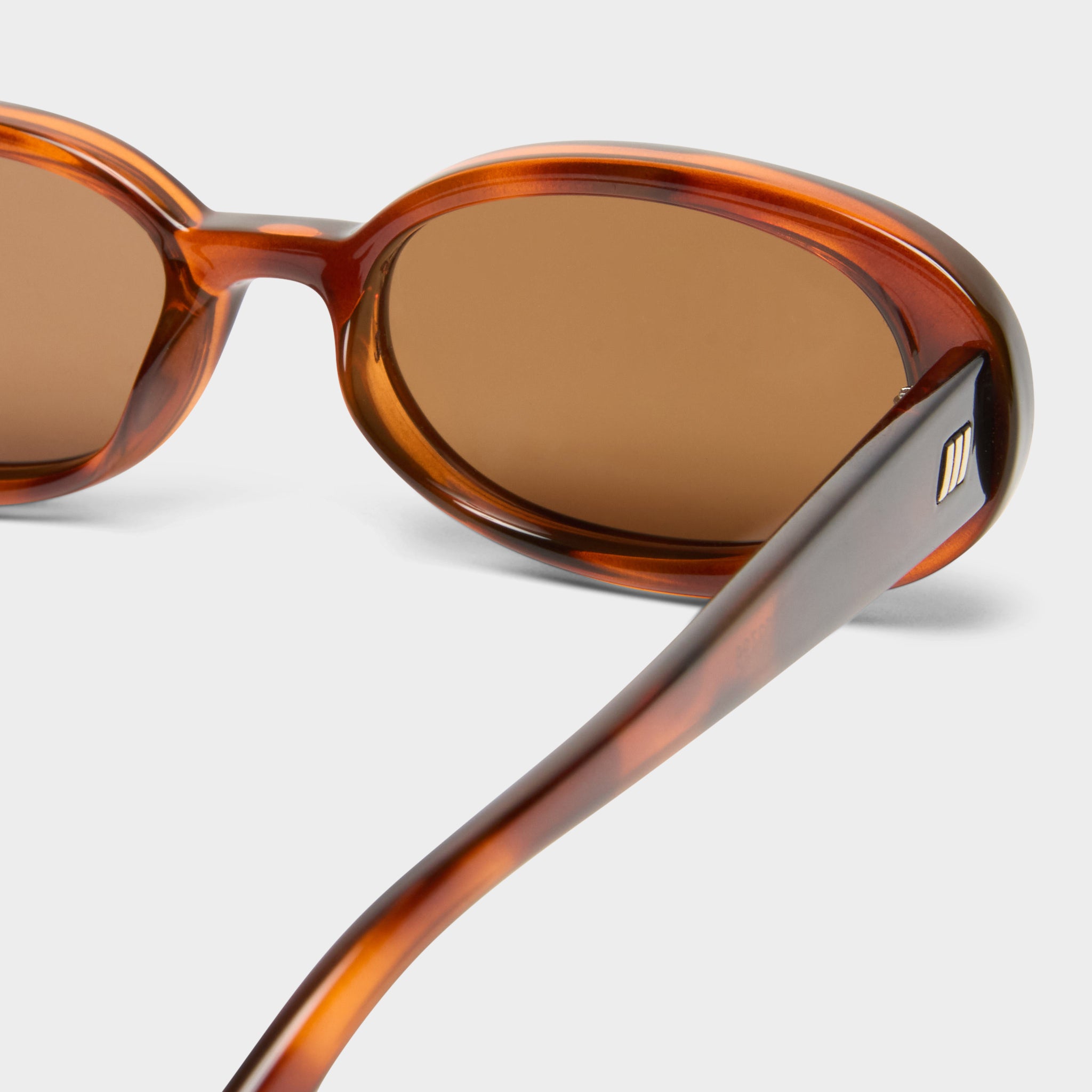 Outta Love Toffee Tortoise Shell Women's Oval Sunglasses | Le Specs