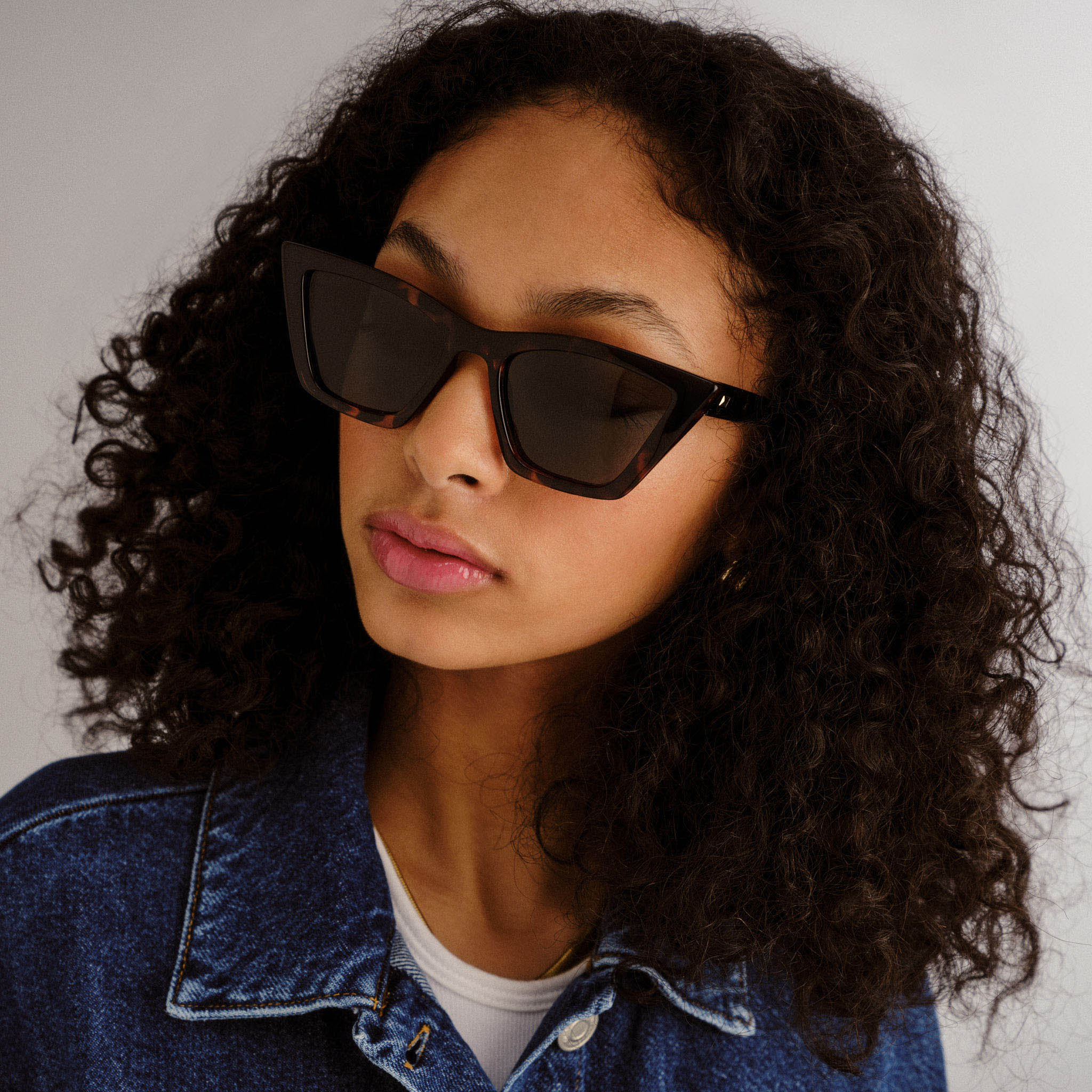 Velodrome Dark Tort Female Cat-Eye Sunglasses | Le Specs