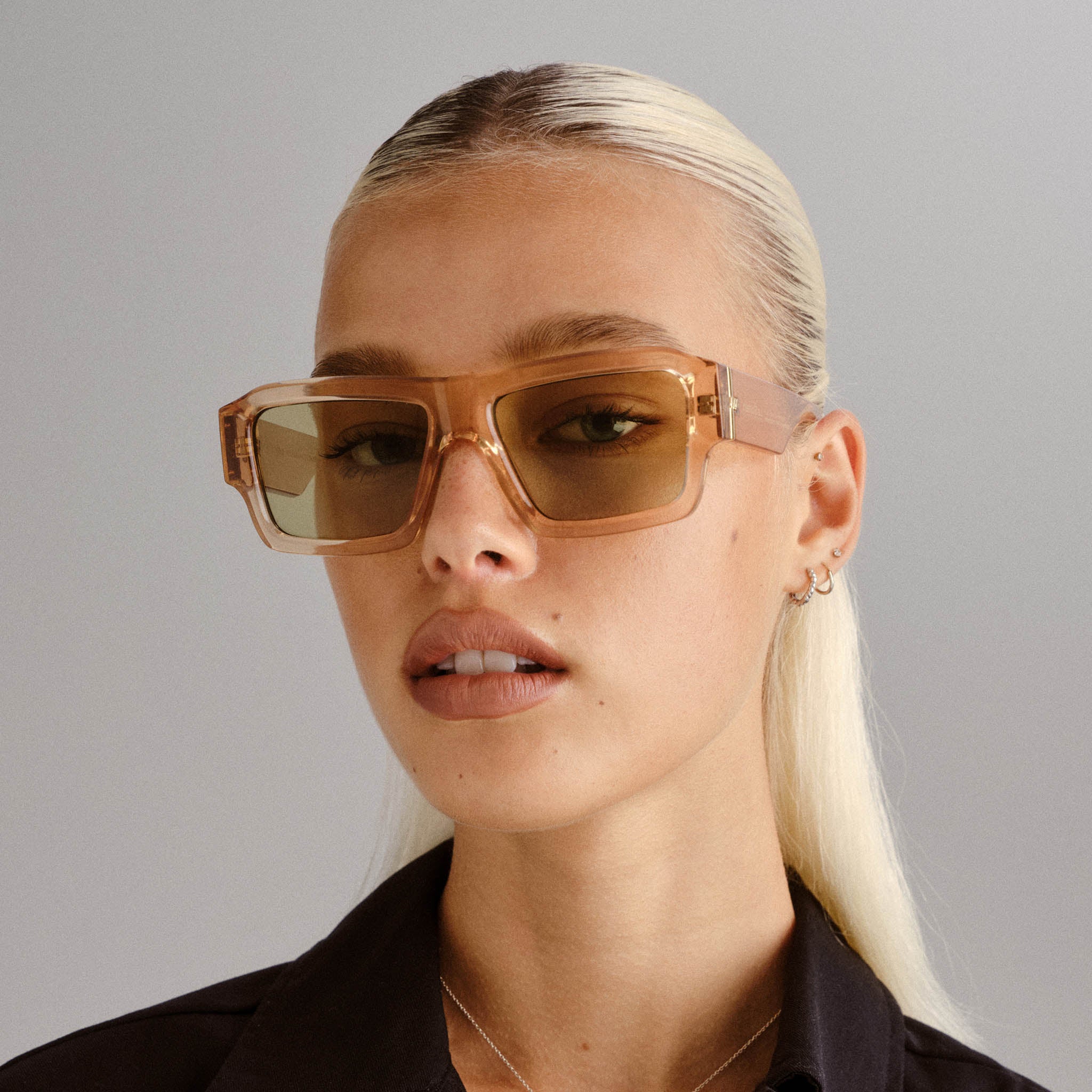 Polygraph Sand Female Rectangle Sunglasses Le Specs polygraph-sand-female-rectangle-sunglasses-le-specs